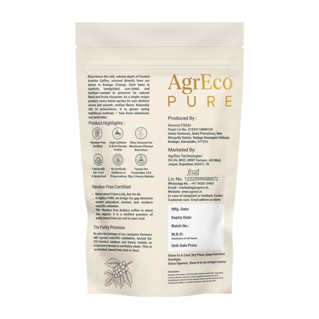 Buy Organic Robusta Coffee Powder | AgrEco